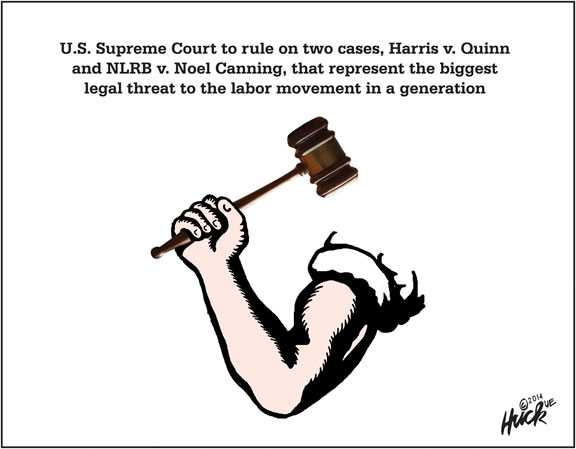 Gary Huck’s Labor Cartoons for March 2014 | Huck/Konopacki Cartoons