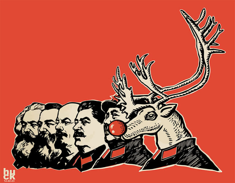 Happy Holidays from Gary Huck and Mike Konopacki | Huck/Konopacki Cartoons